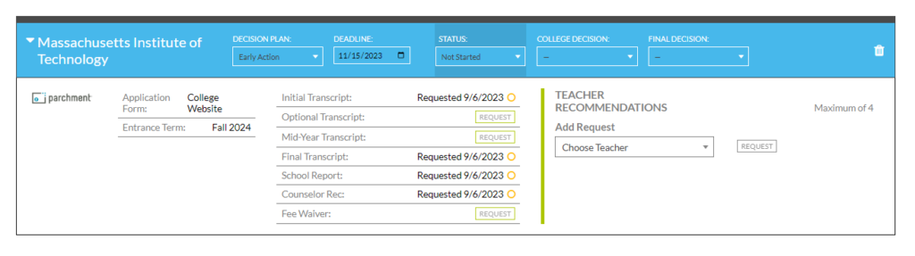 MEFA-Pathway | Adding Non-Common App Colleges to MEFA Pathway