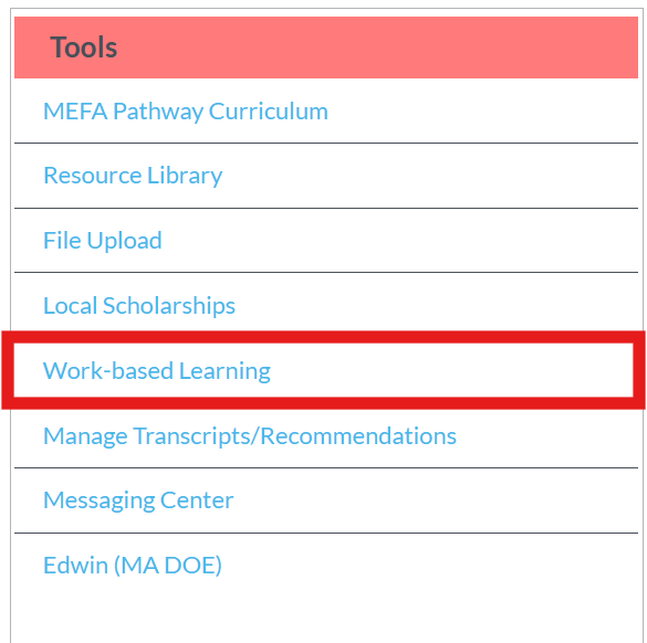 MEFA-Pathway | Creating a Work-Based Learning Database