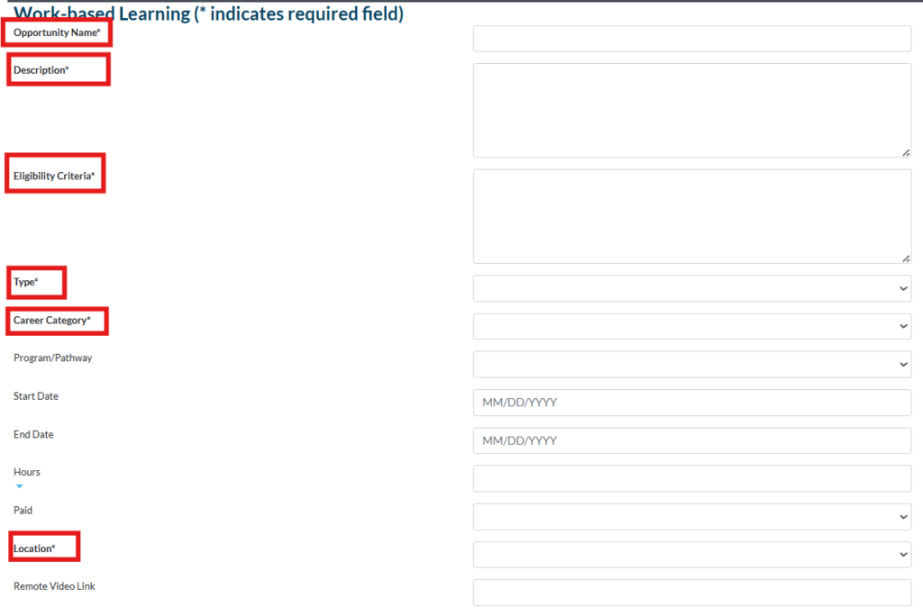 MEFA-Pathway | Creating a Work-Based Learning Database
