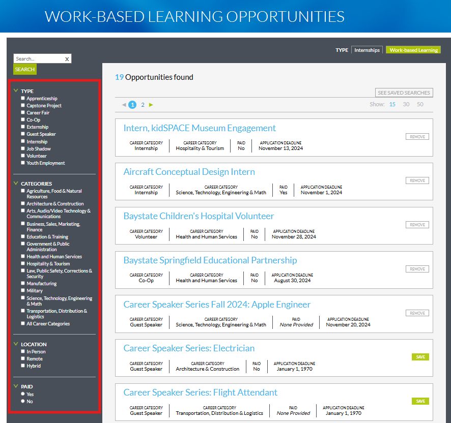 MEFA-Pathway | Work-Based Learning User Guide: Student Portal